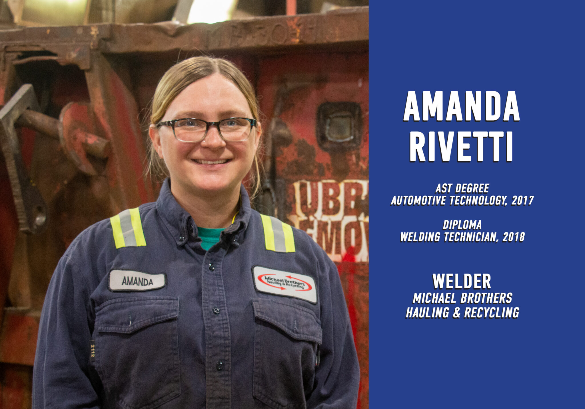 Rosedale Tech Women in the Trades: Amanda’s Story – Rosedale Technical College